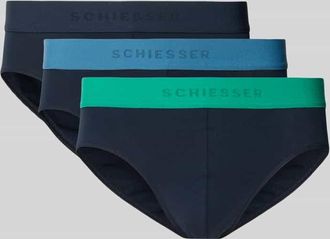 Schiesser Slim Fit Slip aus Baumwoll-Mix im 3er-Pack Modell Rio