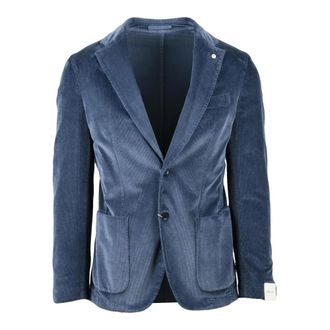 L.B.M. 1911 Stondata Samtjacke - - Jackets - Herren - Blau - L