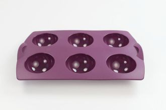 Tupperware Backen Silikonform Ball lila Muffin Backform Bällchen Easyplus