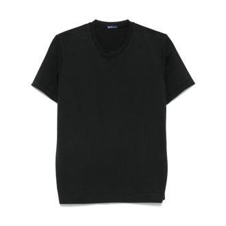 Finamore Schwarze T-Shirts und Polos Napoli Stil - - Tops - Herren - Schwarzk - 2XL