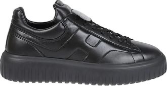 Hogan Low-Top Sneaker - H-stripes Sneakers Black - Gr. UK_7_5 - in Schwarz - für Damen