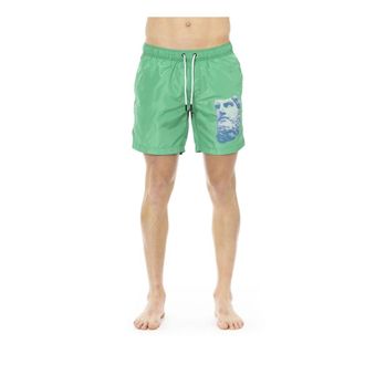 Dirk Bikkembergs Green Polyester Swimwear - - Swimwear - Herren - Gr&uuml;n - L