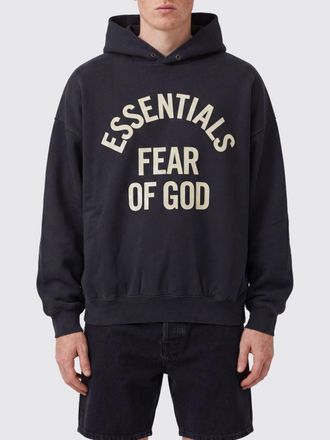 Fear of God Sweat &agrave; capuche en coton avec logo contrastant