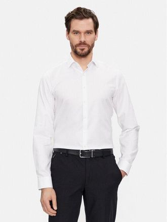 Calvin Klein Hemd K10K108426 Wei&szlig; Slim Fit