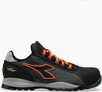 Utility Diadora Glove Tech Low Pro S3 SRA HRO ESD Chaussures de Sport pour Homme, Asphalte Orange Fluo, 49 EU