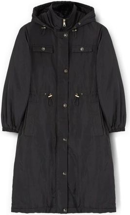 Motivi Femme, Manteaux, Noir, Taille: 36 FR Parka rembourr&eacute;e avec capuche