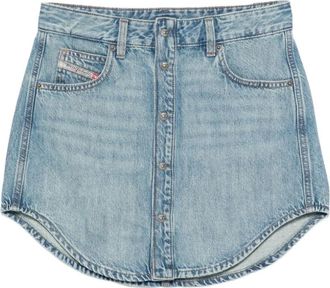 Diesel Femme, Jupes, Bleu, Taille: W28 De-Ard Mini Skirt
