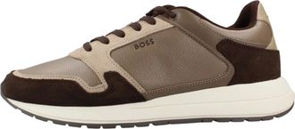HUGO BOSS Vinston Runn Baskets - Homme - Chaussures - Brun - Taille: 41 EU