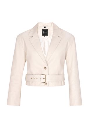 Faina Jacke Frauen Wei&szlig;