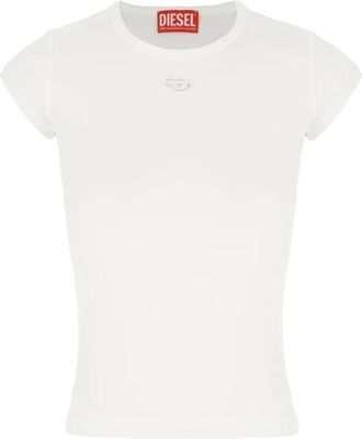 Diesel Femme, Tops, Blanc, Taille: 38 FR T-Angie-Od T-shirt
