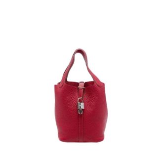 Herm&egrave;s Pre-owned Picotin Lock 18 - Femme - Pre-owned - Rouge - Taille: ONE Size