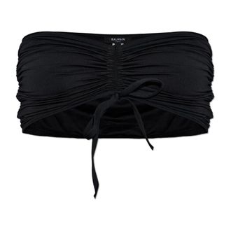 Balmain Beach Top - - Swimwear - Damen - Schwarzk - L/XL