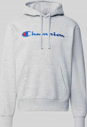 Champion Hoodie mit Label-Stitching