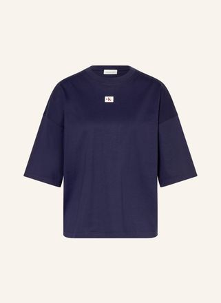 Calvin Klein Jeans Oversized-Shirt blau