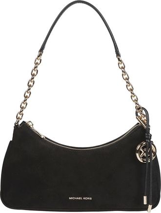 Michael Kors Nolita Medium Chain Pouchette Bag - Femme - Sacs - Noir - Taille: ONE Size