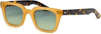 Moscot unisex, Accessoires, Jaune, Taille: 48 MM Grober SUN Honey Tortoise FO Lunettes de soleil