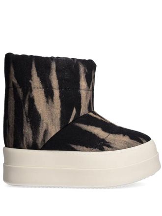 Rick Owens bottines Mega Bumper Lunar - Noir
