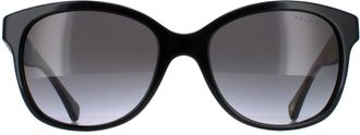 Ralph Lauren Ralph by Ralph Lauren RA5191 5001T3 glanzend zwart en havana grijs gradi&euml;nt gepolariseerde zonnebril