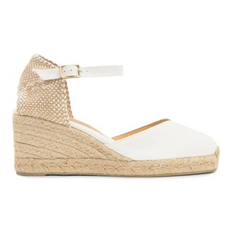Castaner Femme, Chaussures, Blanc, Taille: 39 EU Chiarita Wedge Espadrille