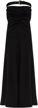 Versace Jeans Couture Femme, Robes, Noir, Taille: 36 FR Longue Jupe avec Ceinture D&eacute;corative