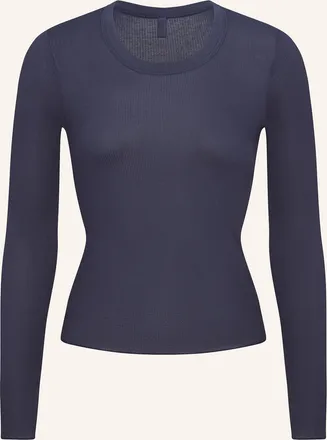 SKIMS Skims Lounge-Shirt Sheer Cotton lila