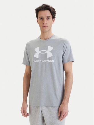 Under Armour T-Shirt Ua Sportstyle Logo Update Ss 1382911 Grau Loose Fit