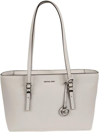 Michael Kors Crossbody Bags - Medium Quinn Tote Bag White - Gr. unisize - in Wei&szlig; - f&uuml;r Damen