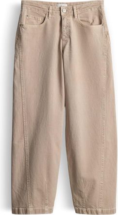 OPUS Damen Barrel | LOLAH Edgy Barrel Jeans aus BCI Cotton Mix Mid Rise Salted Caramel, 36 L28