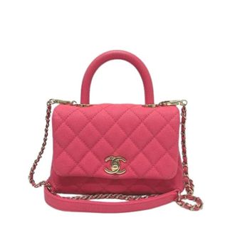Chanel Pre-owned Vintage Lederhandtasche - - Pre-owned - Damen - Rosa - ONE SIZE