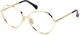 Max Mara Femme, Accessoires, Jaune, Taille: 56 MM Mm5139 Optical Frame