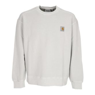 Carhartt Work in Progress Silber Sonic Crew Neck Sweatshirt - - Sweatshirts & Hoodies - Herren - Grau - XL