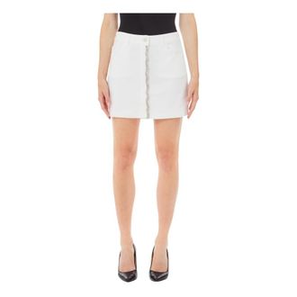 Liu Jo Mini Waves Rock - - Skirts - Damen - Wei&szlig; - W25