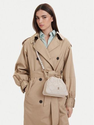 Tommy Hilfiger Handtasche Th Feminine Mini Crossover AW0AW18718 Creme