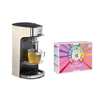 Senya Teezeit-Teemaschine und Aufgusskasten Les 2 Marmottes, Cream