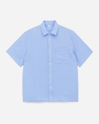 Arket Lockeres Leinenhemd -Blau