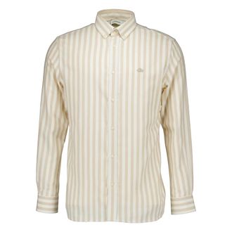 The Goodpeople Seinfield Shirt - Homme - Chemises - Beige - Taille: XL