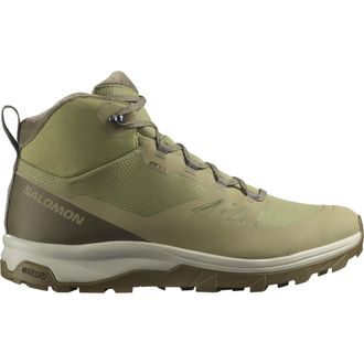Salomon Winterstiefel SALOMON OUTSNAP CSWP, Herren, Gr. 42,5, braun (aloe, stone gray, coyote braun), Synthetik, Textil, Schuhe Winterstiefel, Winterschuhe, W