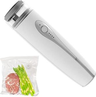 Generico Machine demballage sous vide portable | Sans fil rechargeable | Mini machine &agrave; sceller sous vide pour aliments | Pour voyage, pique-nique, camping, ga
