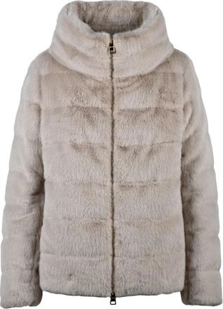 Herno Femme, Vestes, Beige, Taille: 44 FR Giubbotto Eco