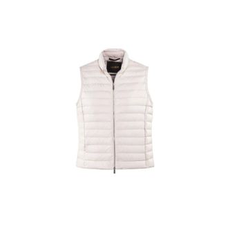 Moorer Femme, Vestes, Beige, Taille: 32 FR Iridescent Gilet Court en Duvet