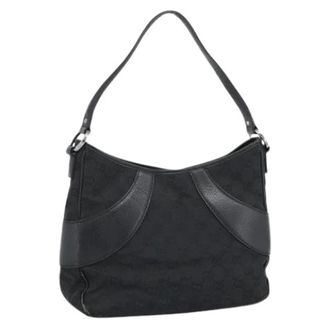 Gucci Sac bandouli&egrave;re vintage GG Canvas Pre-owned - Femme - Pre-owned - Noir - Taille: ONE Size