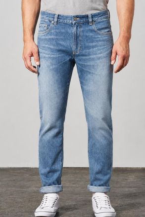 Hempage Hempage Herren vegan Jeans 5-Pocket Laser Blau
