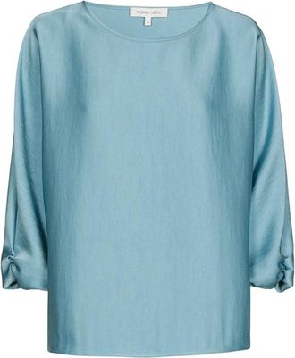 Marie M&eacute;ro Femme, Blouses et Chemises, Vert, Taille: 42 FR Blouse Tunique Soie