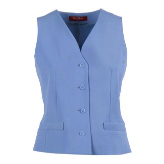 Max Mara Damen, Jacken, Blau, 2XLGr&ouml;&szlig;e