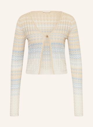 Guess Stickjacke Rosalyn Mit Glitzergarn blau