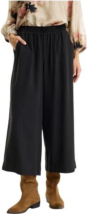 In Front IN Front, Femme, Pantalons, Noir, Taille: 42 FR Wide Pantalons