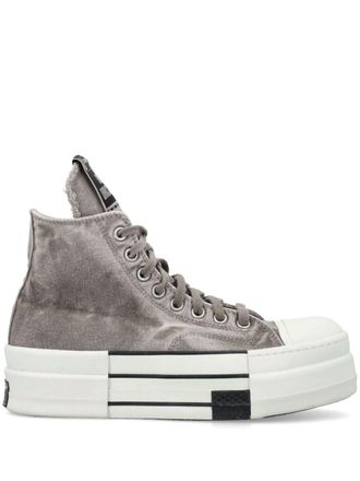 Converse baskets DRKSHDW &agrave; semelle &eacute;paisse - Gris
