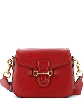 Gucci Lady Web Leather Medium shoulder bag - Rouge