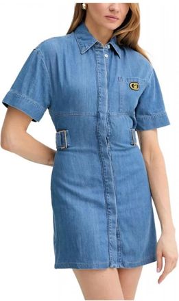 Liu Jo Femme, Robes, Bleu, Taille: 46 FR Ua5240 D4851 Robe en jean