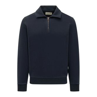 Bl'ker Felpa Halfzip Rutgers - - Sweatshirts & Hoodies - Herren - Blau - XL